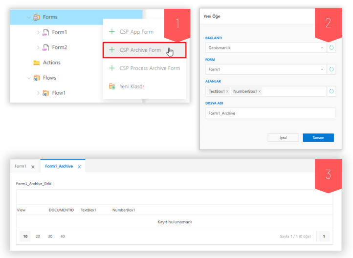 **Arşiv Yapısı** | Bimser